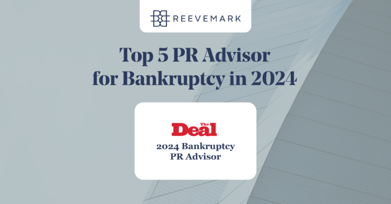 The Deal: Reevemark Ranked Top 5 Bankruptcy Advisor for 2024 - Reevemark